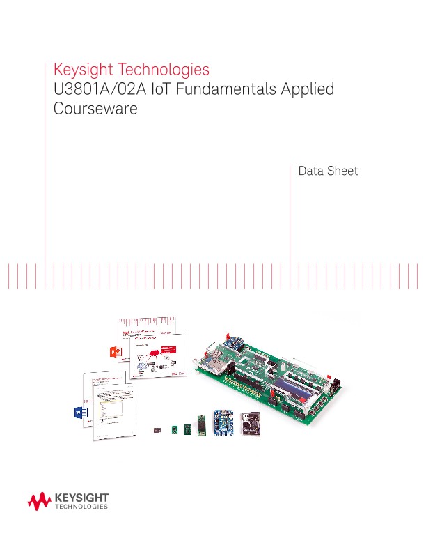 U3801A/02A IoT Fundamentals Applied Courseware PDF Asset Page | Keysight